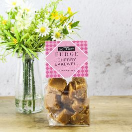 Bon Bon Gourmet Cherry Bakewell Fudge 150g | Bakers & Larners of Holt
