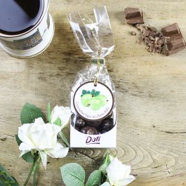 Doti Gooseberries in Dark Chocolate 100g | Bakers & Larners of Holt