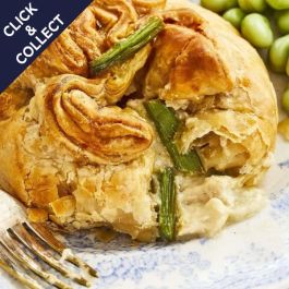 Fieldfare Creamy Chicken & Asparagus Puff Pastry Pie | Bakers & Larners ...
