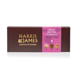 Harris & James Great British Puddings Selection 12 Piece Gift Box 180g ...
