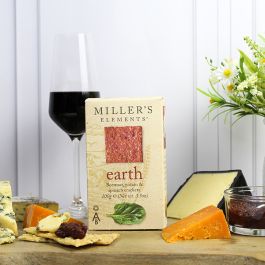 Miller's Elements Earth Crackers 130g | Bakers & Larners of Holt