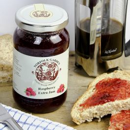 Norfolk Garden Raspberry Jam Extra 454g | Bakers & Larners of Holt