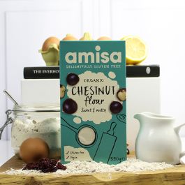 Amisa Organic Chestnut Flour 350g | Bakers & Larners of Holt
