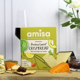 Amisa Protein Lentil Crispbread 100g | Bakers & Larners of Holt